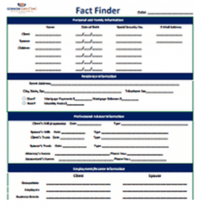 Fact Finders - Gordon Marketing | Insurance Broker FMO IMO NMA