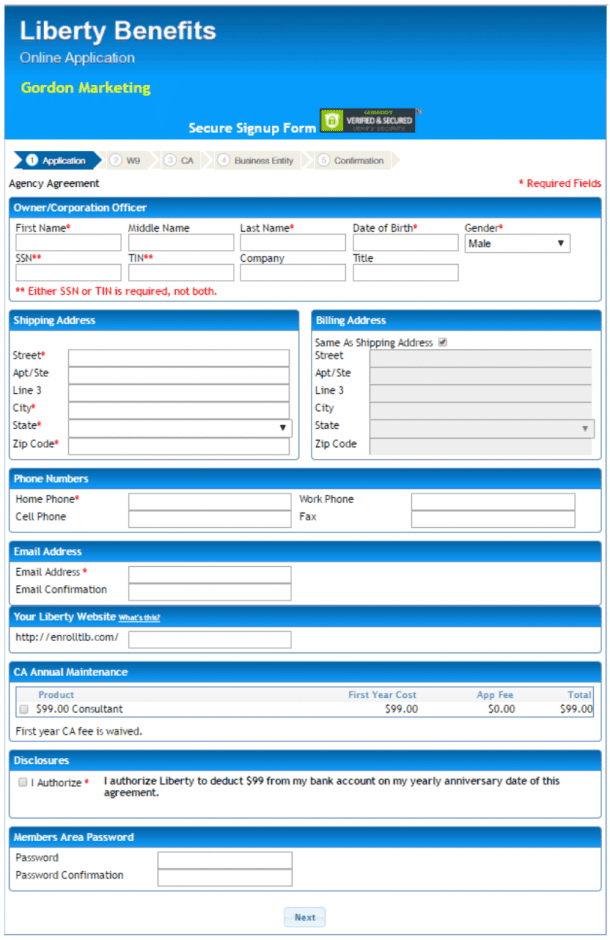 Liberty Benefits - Gordon Marketing | Insurance Broker FMO IMO NMA