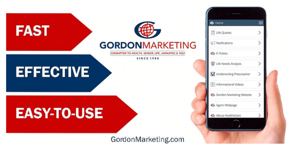 Mobile App - Gordon Marketing | Insurance Broker FMO IMO NMA