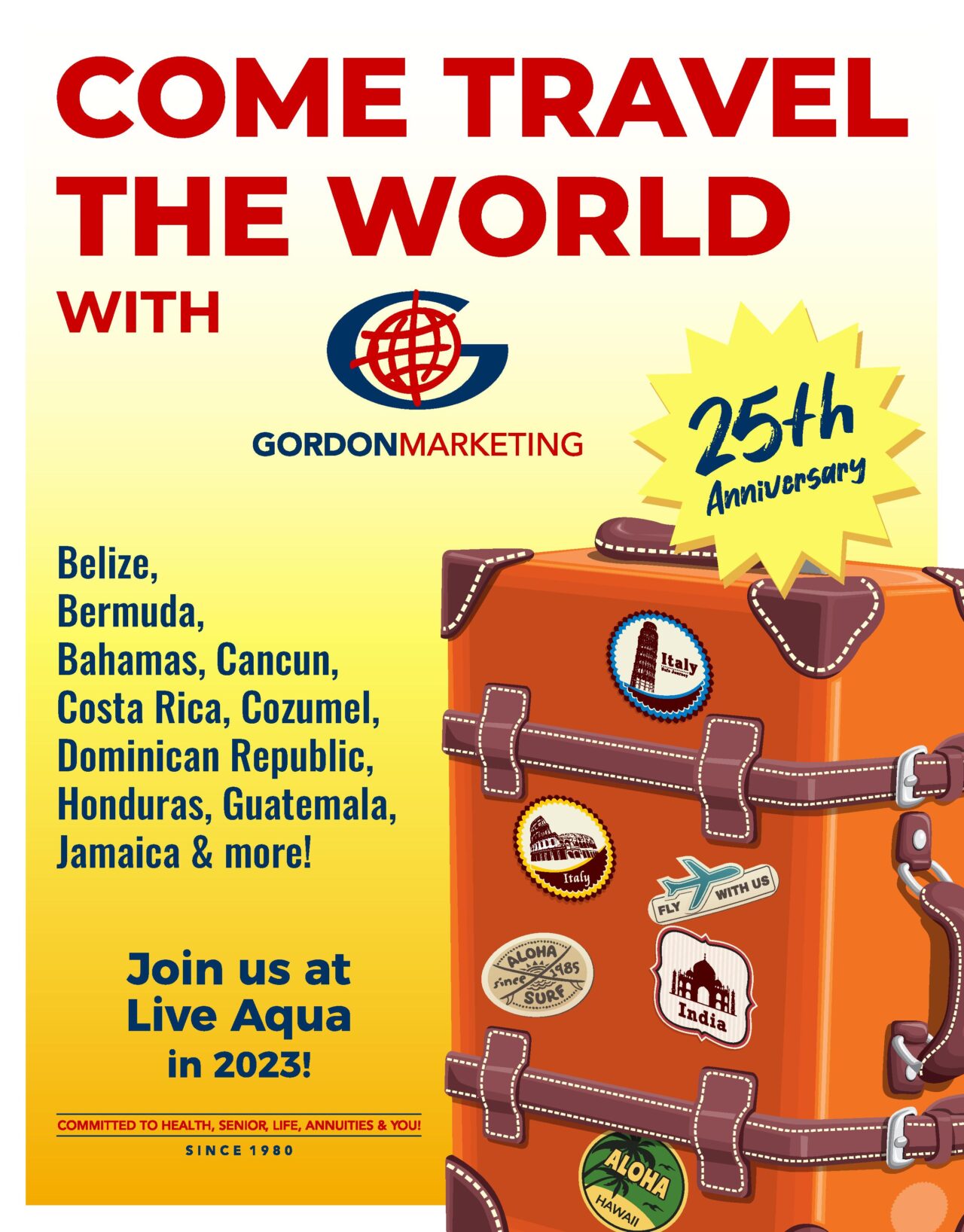Events Gordon Marketing | Insurance Broker FMO IMO VMO